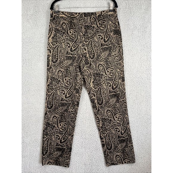 Lauren Ralph Lauren | Pants & Jumpsuits | Lauren Ralph Lauren Womens Pants Paisley Print Side ...